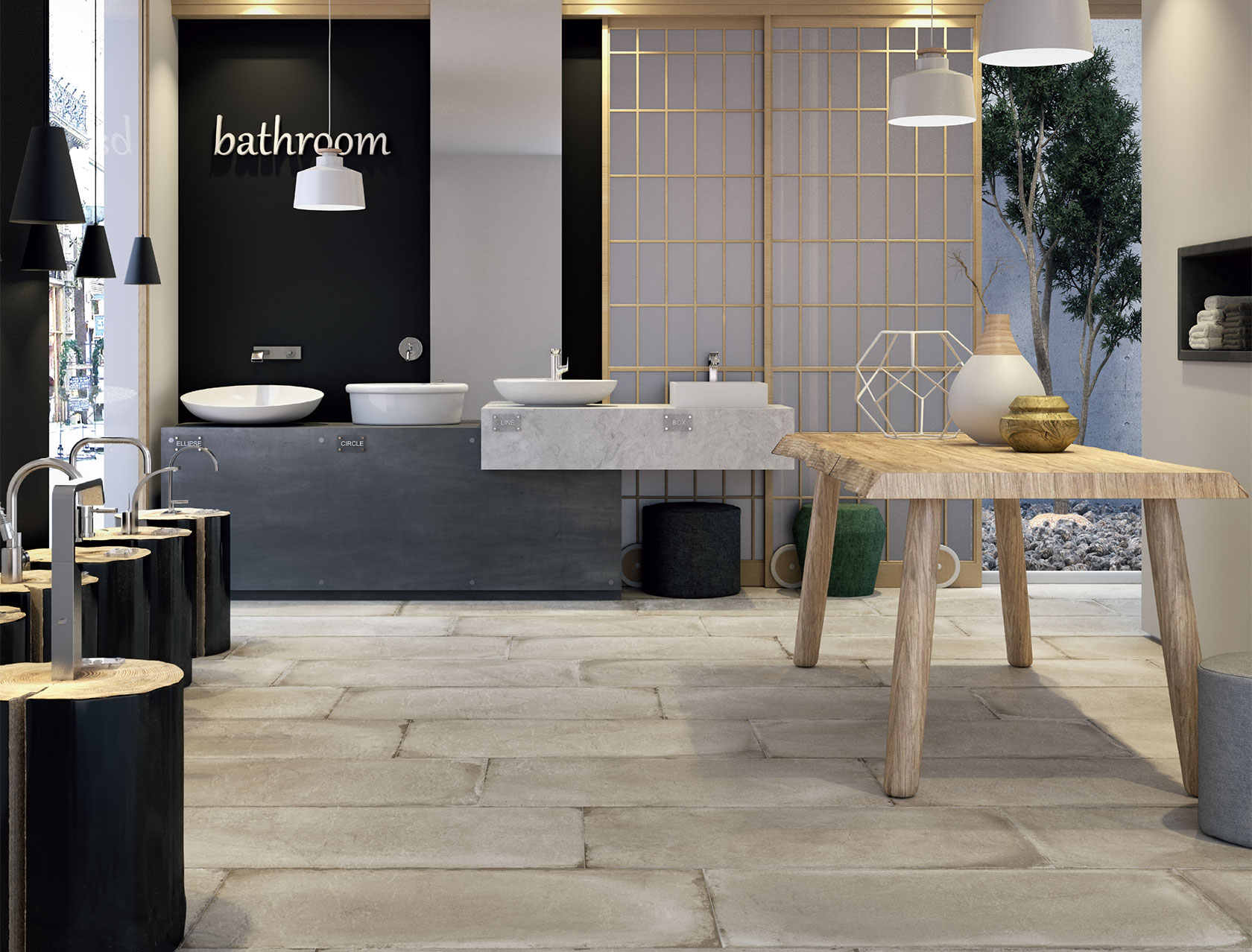 Porcelanite Dos Tiles - Spacers Showrooms